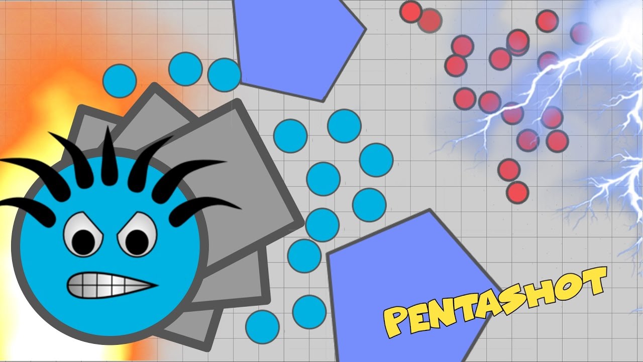 DIEPIO PENTASHOT HIGHSCORE 100,000K | Diep.io Penta Shot Best Build ...