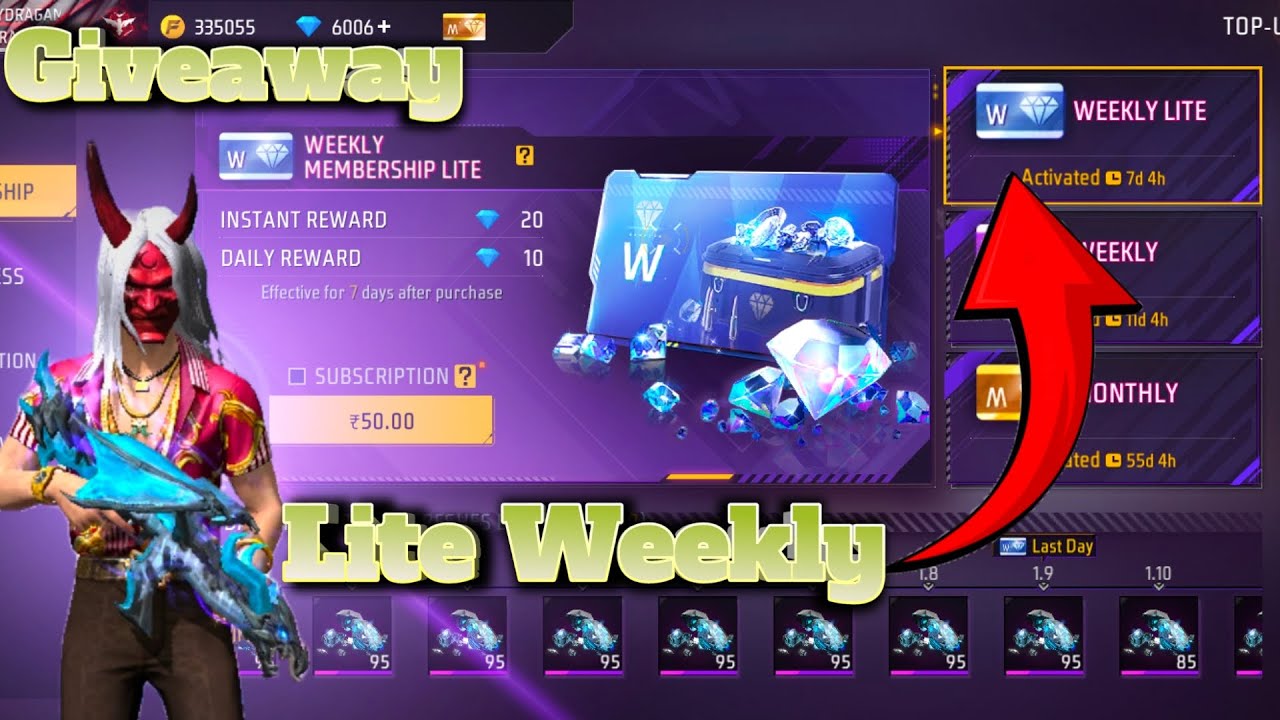 Free Fire Live Giveaway | Weekly Lite Giveaway | #freefire # ...