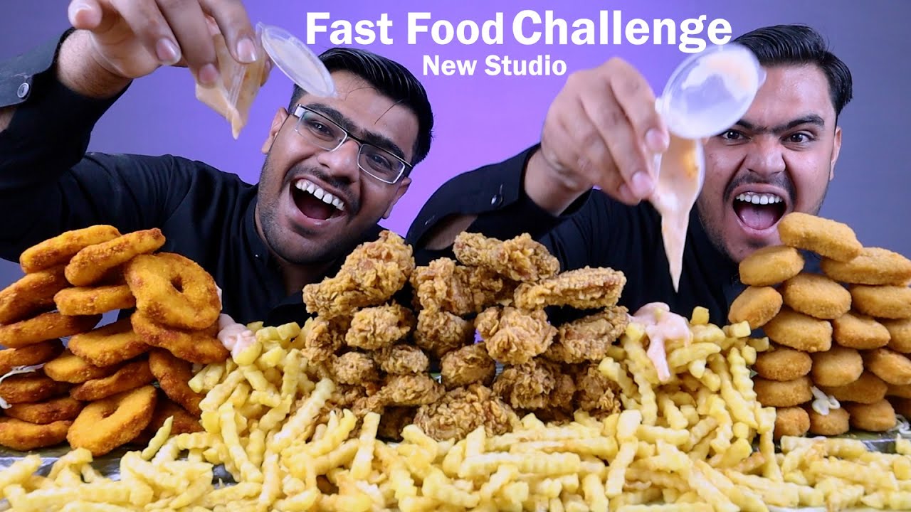 Fast Food Challenge & Special Punishment for Loser - YouTube