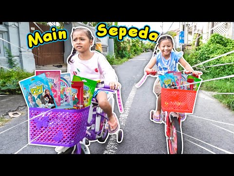 SEHARIAN MAIN SEPEDA BERBURU PERMEN DI WARUNG SAMPAI SORE!!