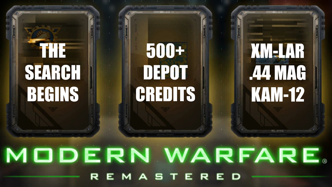 New Ranged Weapons - CoD:MWR Rare Supply Drop Opening (500+ Depot ...