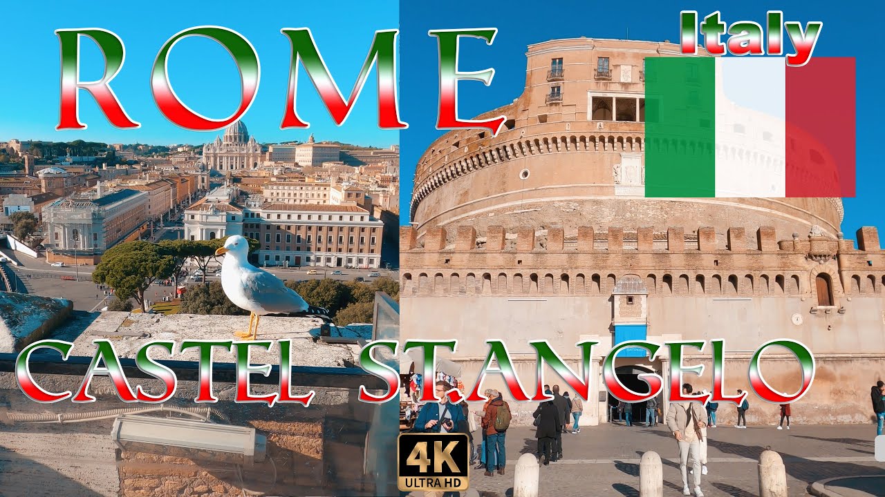 Inside the Castel st’ Angelo Rome in 4K - YouTube