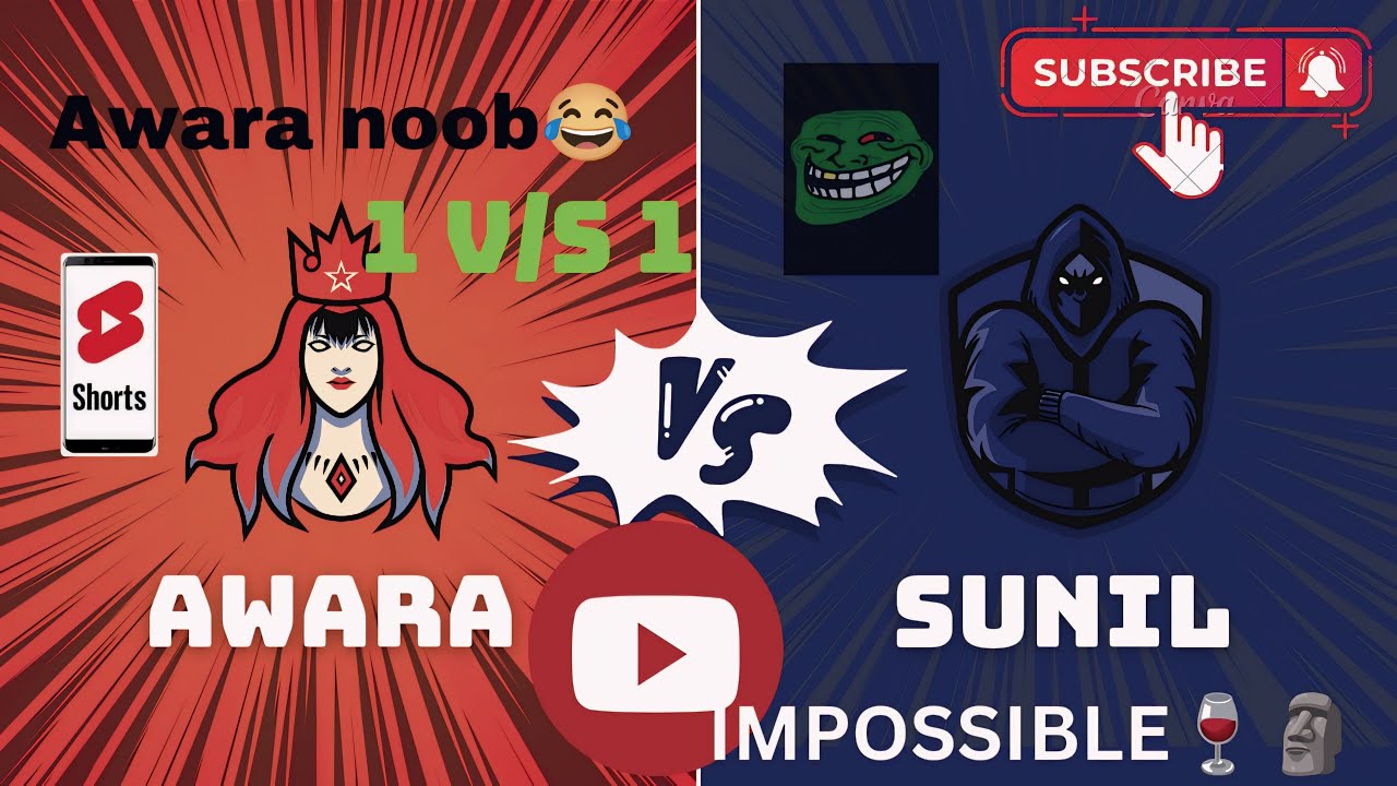 1 VS 1|| Awara VS Me Headshot Gameplay *Hacker* ||Free Fire Gameplay|| *official Sunil* OP ...