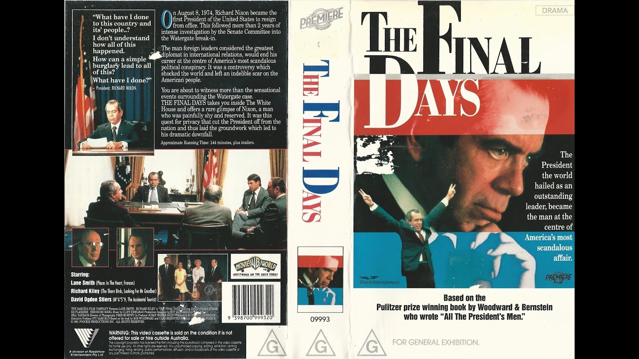 The Final Days Australian VHS Opening (Roadshow/Premiere) 1992 - YouTube