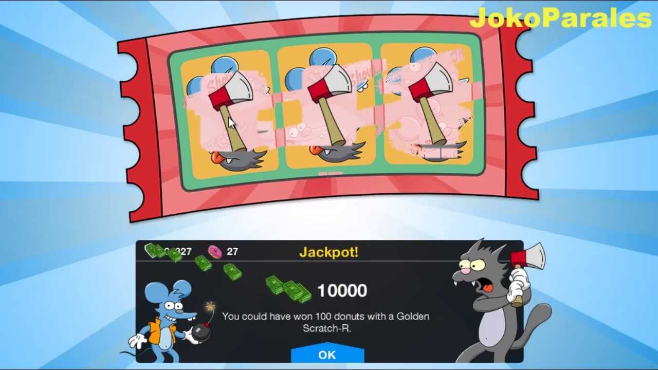 The Simpsons: Tapped Out - $10,000 Jackpot - YouTube