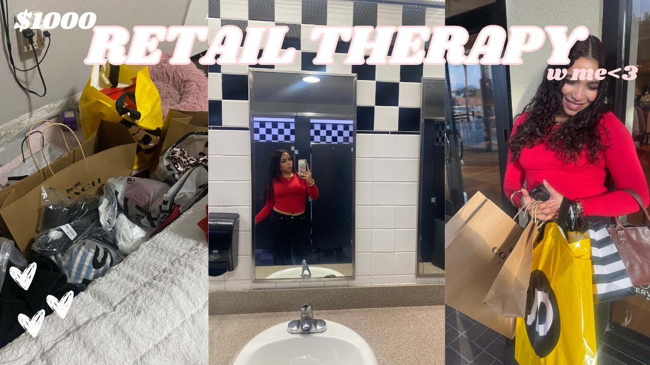 I Tried Retail Therapy by Spending $1,000 - YouTube