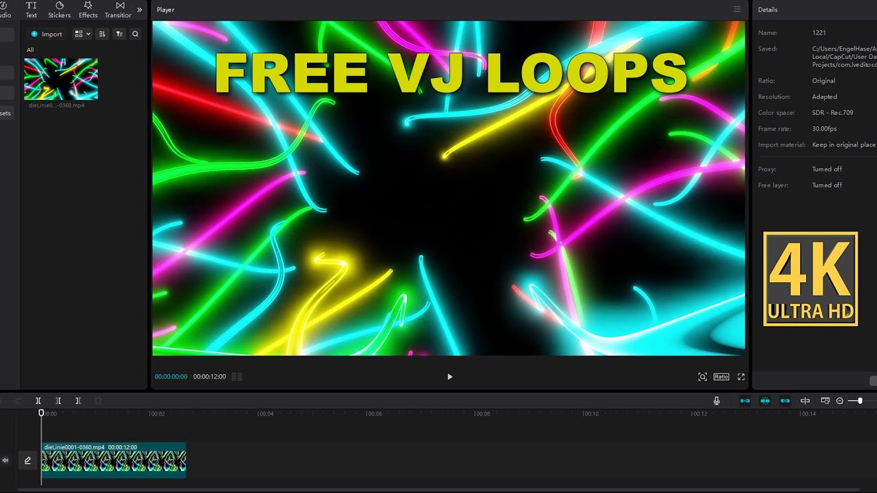 ☄️VJ Loops 4K: Mesmerizing EMD Visuals for DJs 🎵 - YouTube