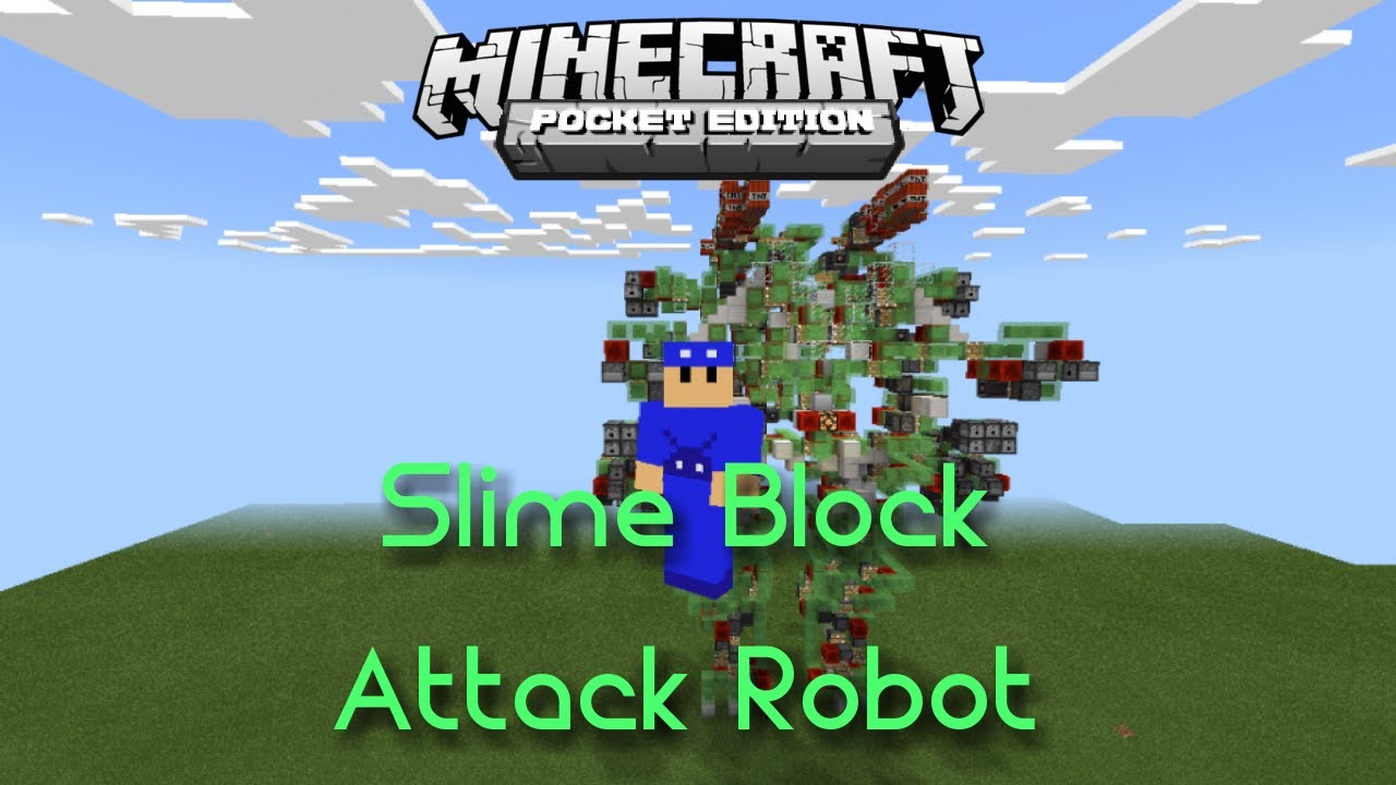 THIS THING IS MASSIVE!!! | Slime Block Attack Robot - YouTube