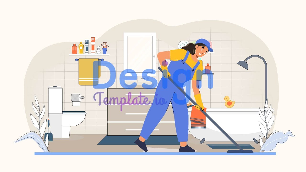 Lovely Housekeeping Animation SceneAfter Effects Templates - YouTube