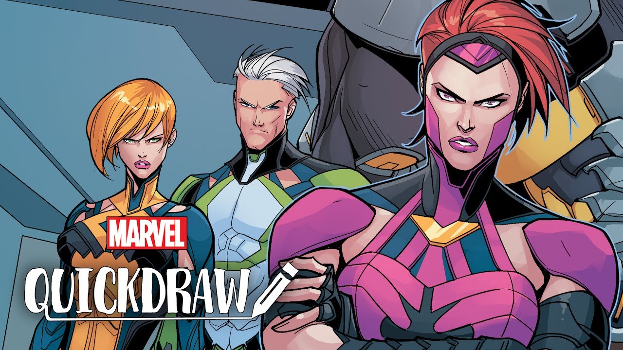 New Inhumans Designs on Marvel Quickdraw! - YouTube