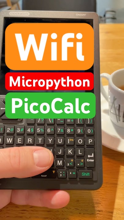 Clockwork PicoCalc: Wireless LAN Micropython #picocalc #wifi #python #pico2W #raspberrypi - YouTube