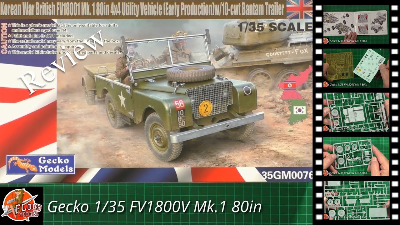 Gecko 1/35 FV1800V Mk.1 80in Land rover Review - YouTube
