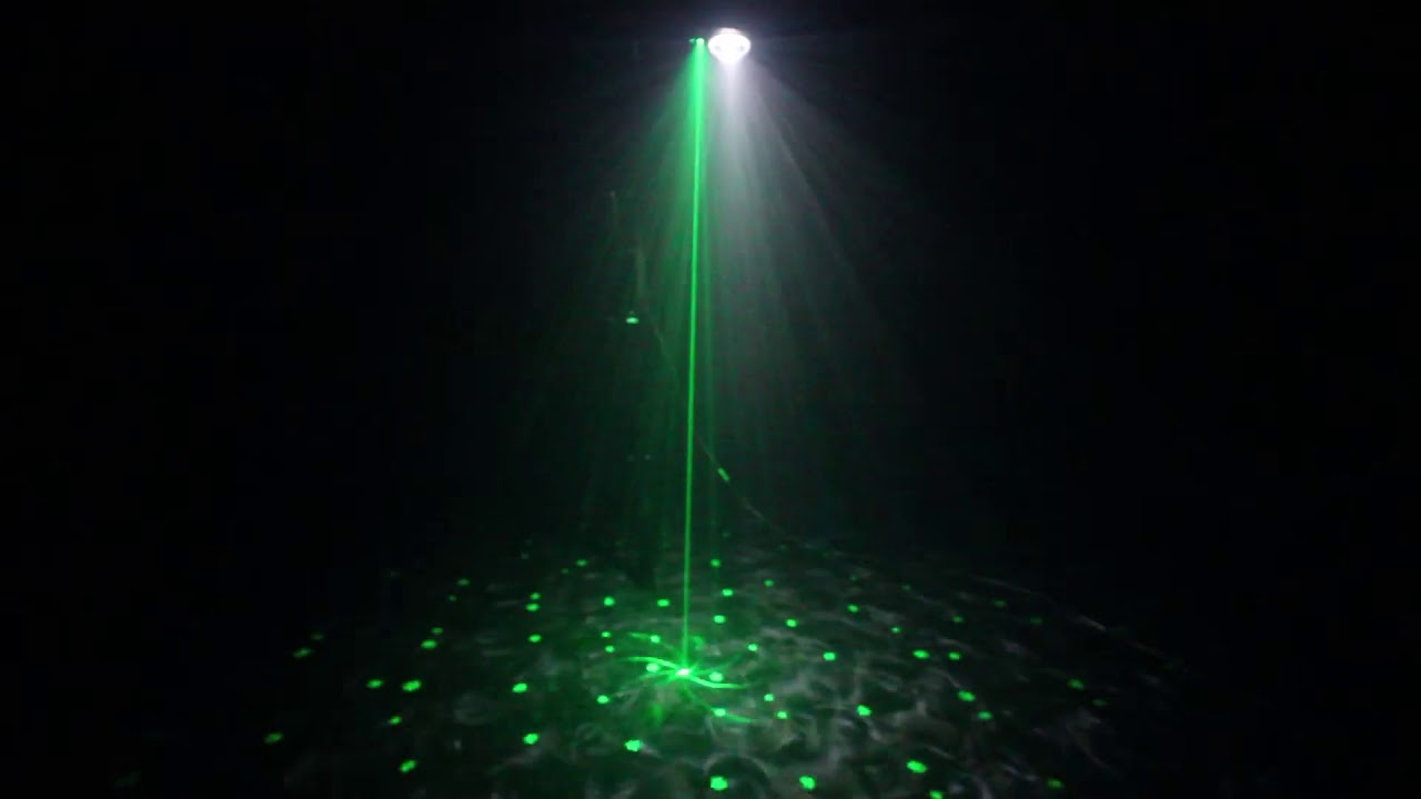 UKing RGBW LED + RG Laser Pattern Magic Ball Light Stage Lighting ...