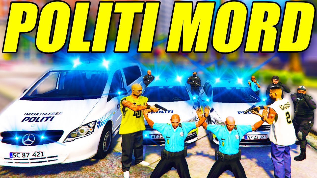 POLITI MORD - DRÆBER ALLE BETJENTE 😱 - GTA V FIVEM (RP) - DANSK POLITI ...