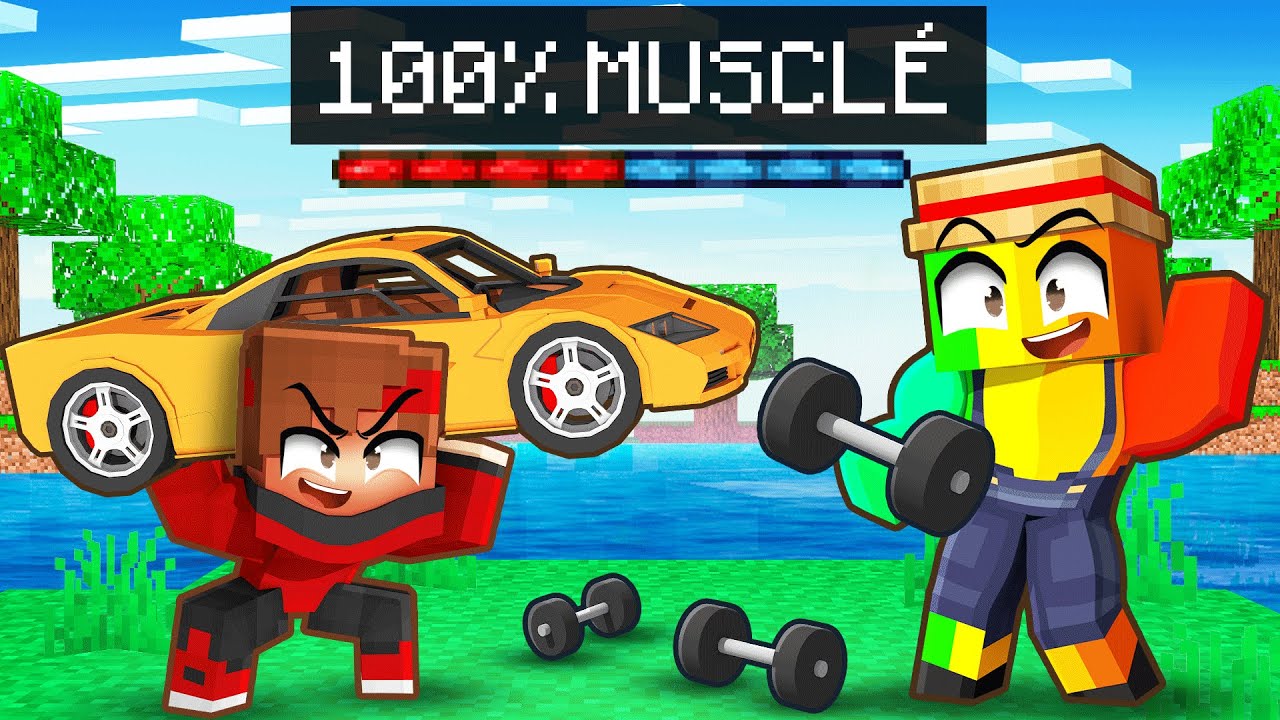 Talcado et Awariz deviennent SUPER Musclés dans Minecraft ! - YouTube