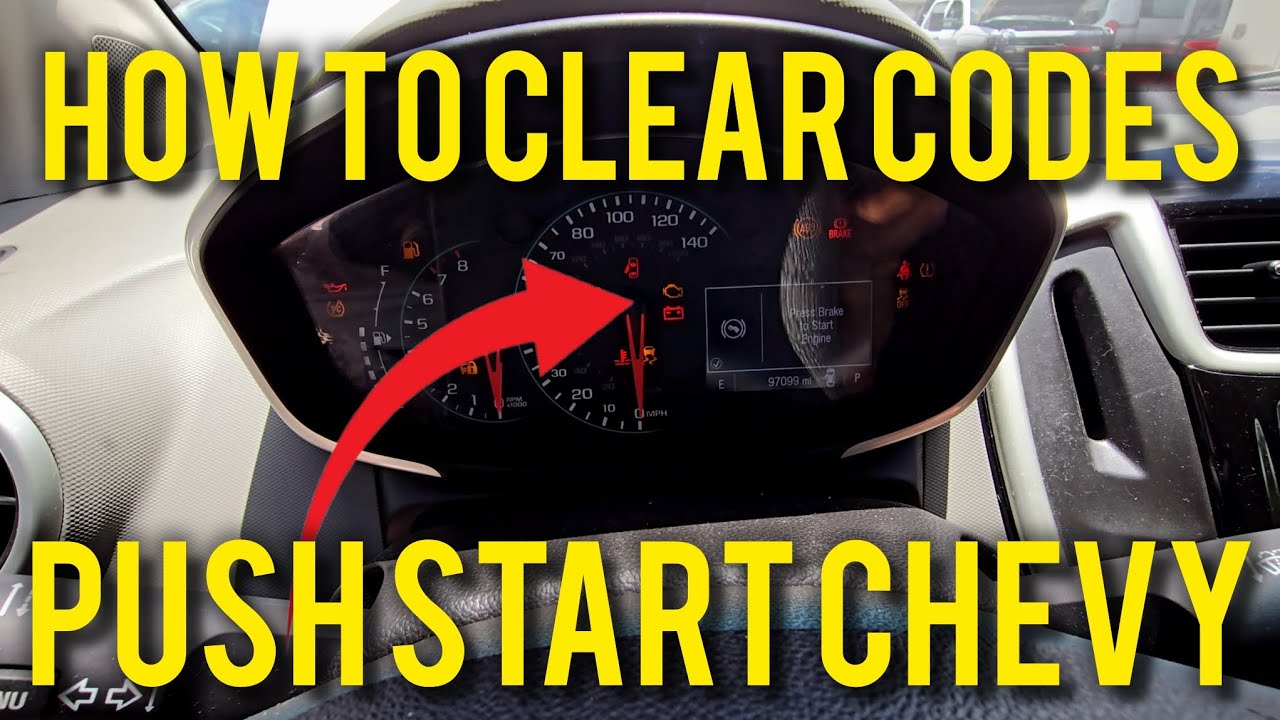 HOW TO CLEAR THE CODES ON YOUR PUSH START CHEVY OR GMC NEWER MODEL HOW ...