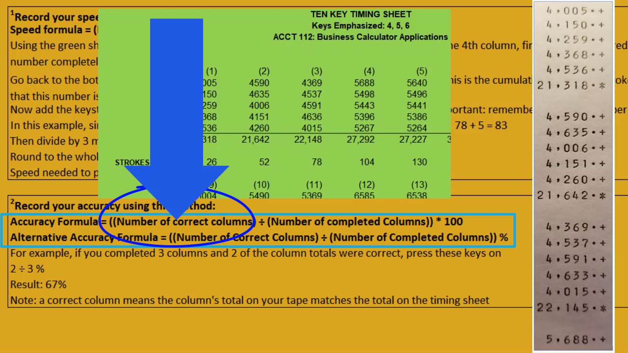 How To Calculate Accuracy On Desktop Calculator Speed Accuracy Drills YouTube How To Calculate Accuracy On Desktop Calculator Speed Accuracy Drills YouTube