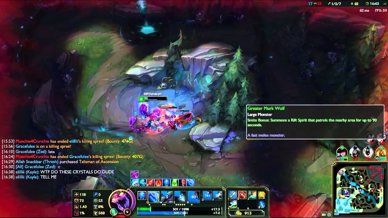 League of Legends - Skarner Jungle (Rework with Cinderhulk) - YouTube