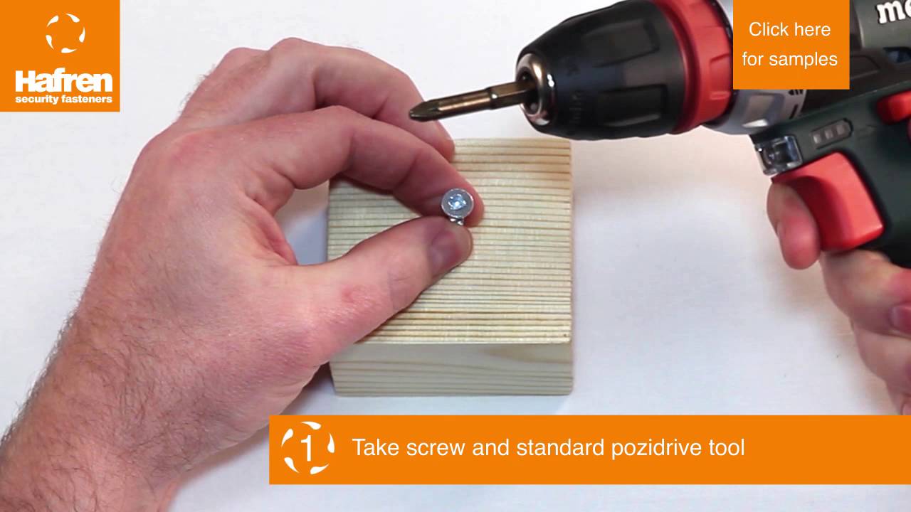 Hafren Sentinel® Security Screw - YouTube