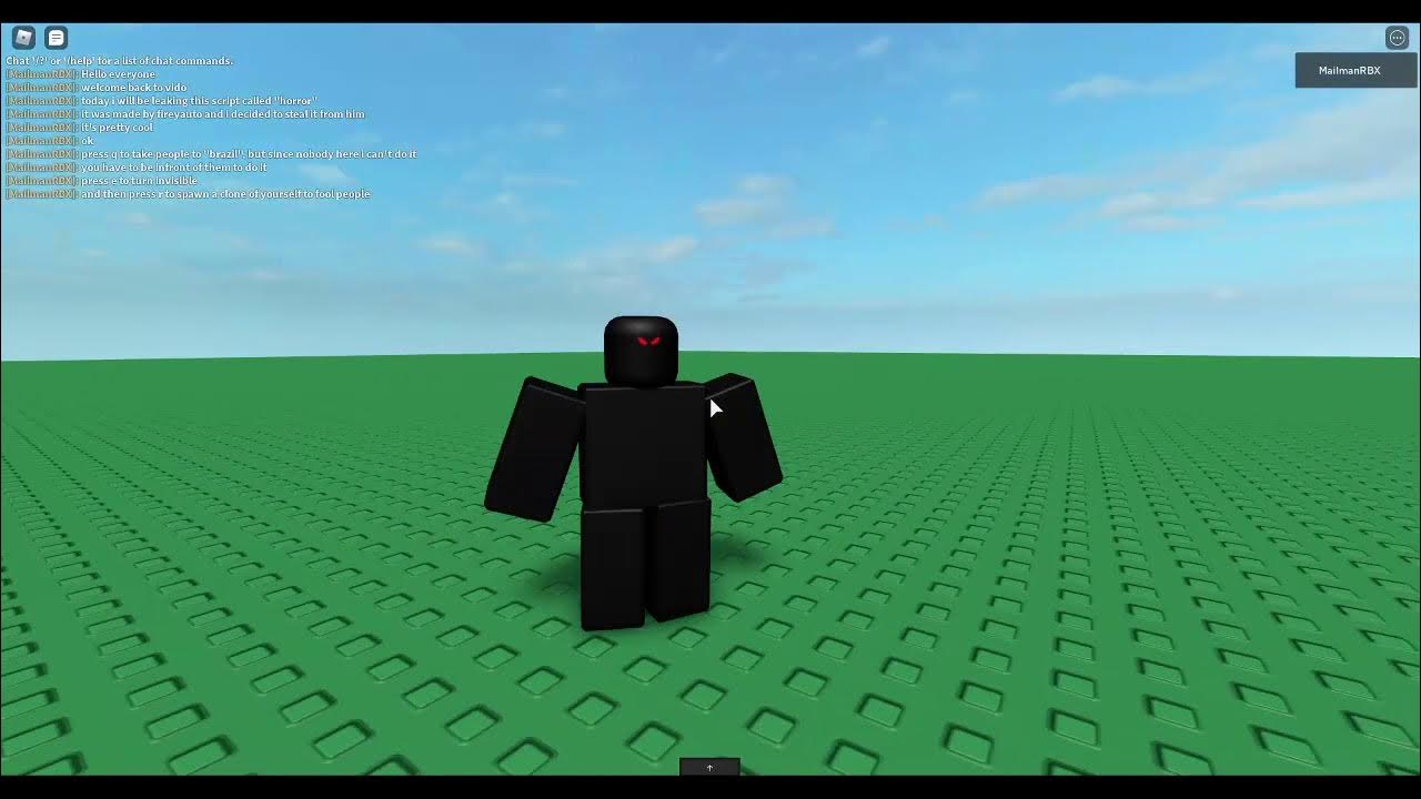 Horror Script | Roblox Script Leak - YouTube