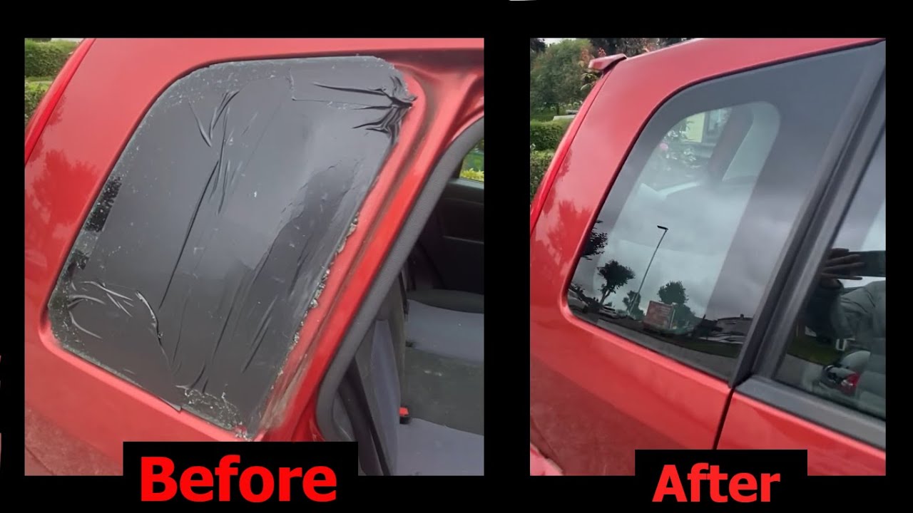 How To Replace Broken Rear Quarter Window! | Ford Fusion 2007! - YouTube