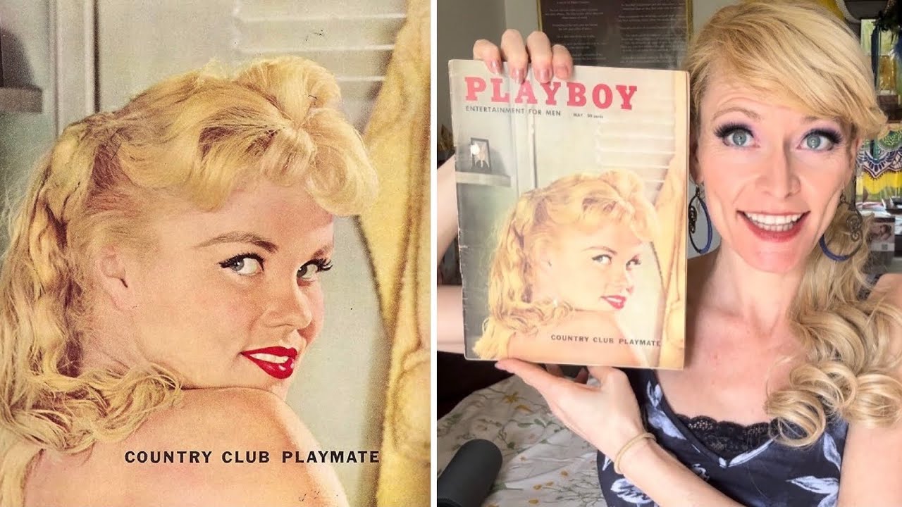Review my May 1958 Vintage Playboy w me!! Lari Laine, Elga Anderson ...