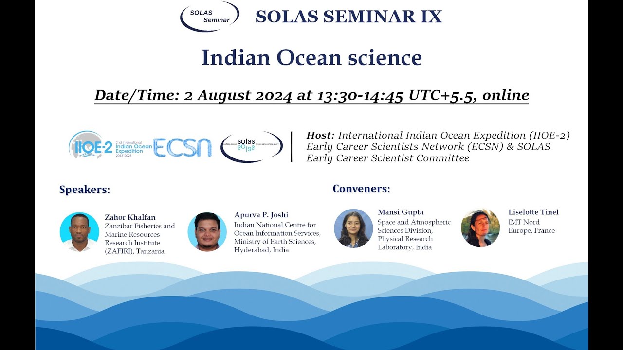 SOLAS Seminar IX: Indian Ocean Science - YouTube