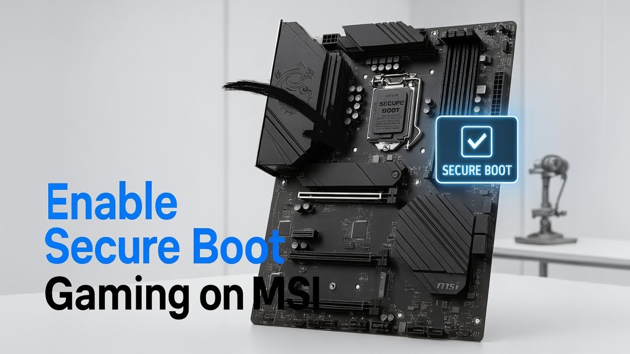 How to Enable Secure Boot for Gaming on MSI Motherboards - YouTube