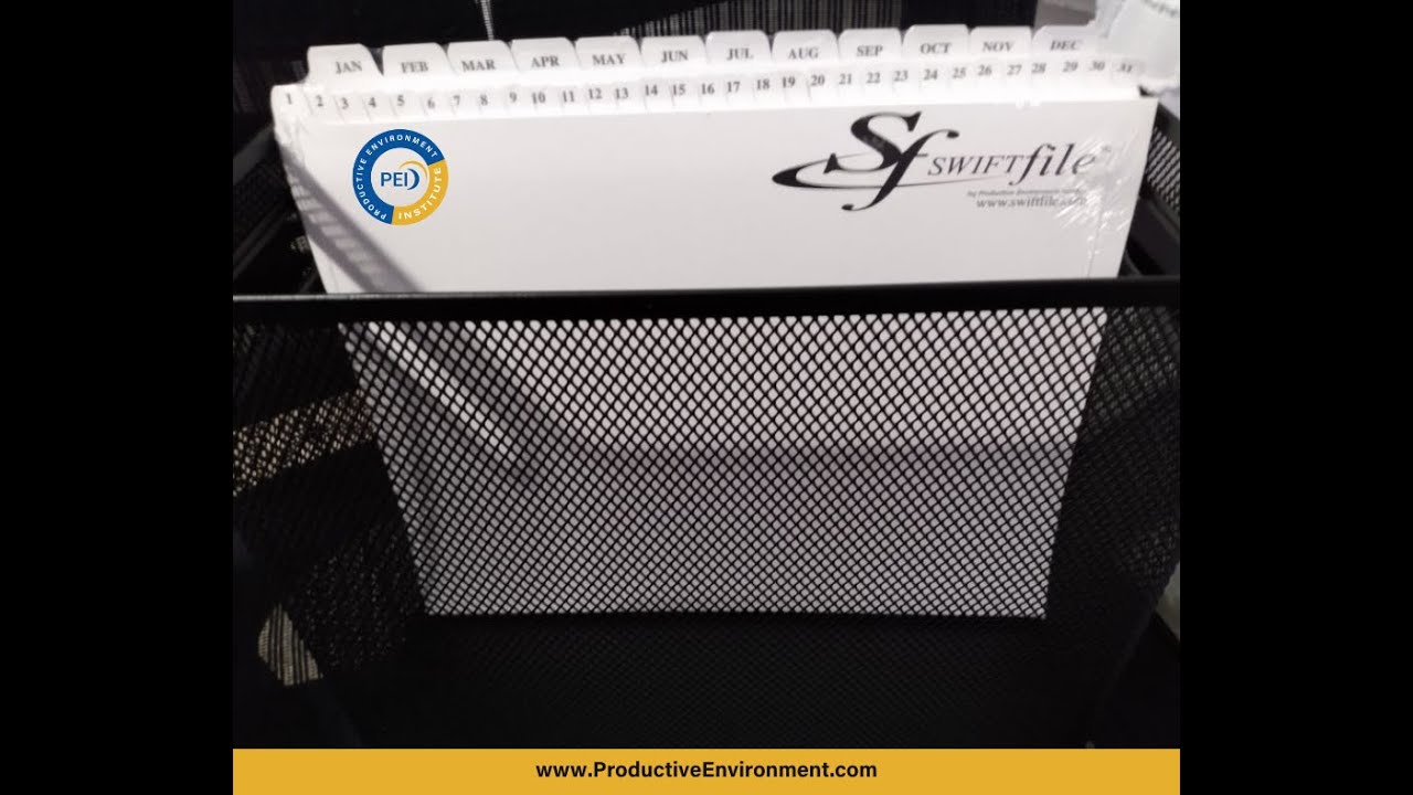 Productive Environment Institute: Barbara Hemphill's Swiftfile Solution™ - YouTube