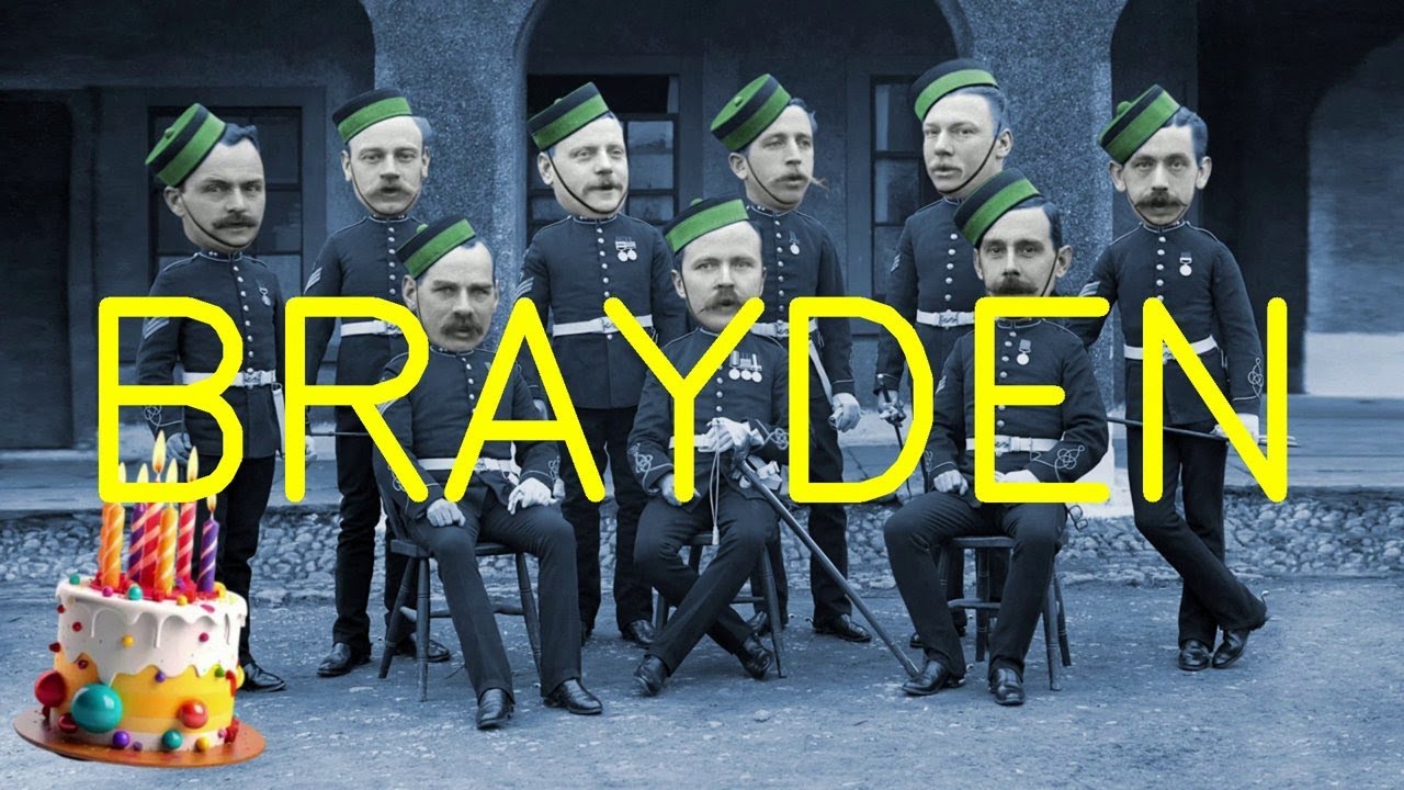 CHOIR SINGS BRAYDEN HAPPY BIRTHDAY SONG!!! (HAPPY BIRTHDAY BRAYDEN ...