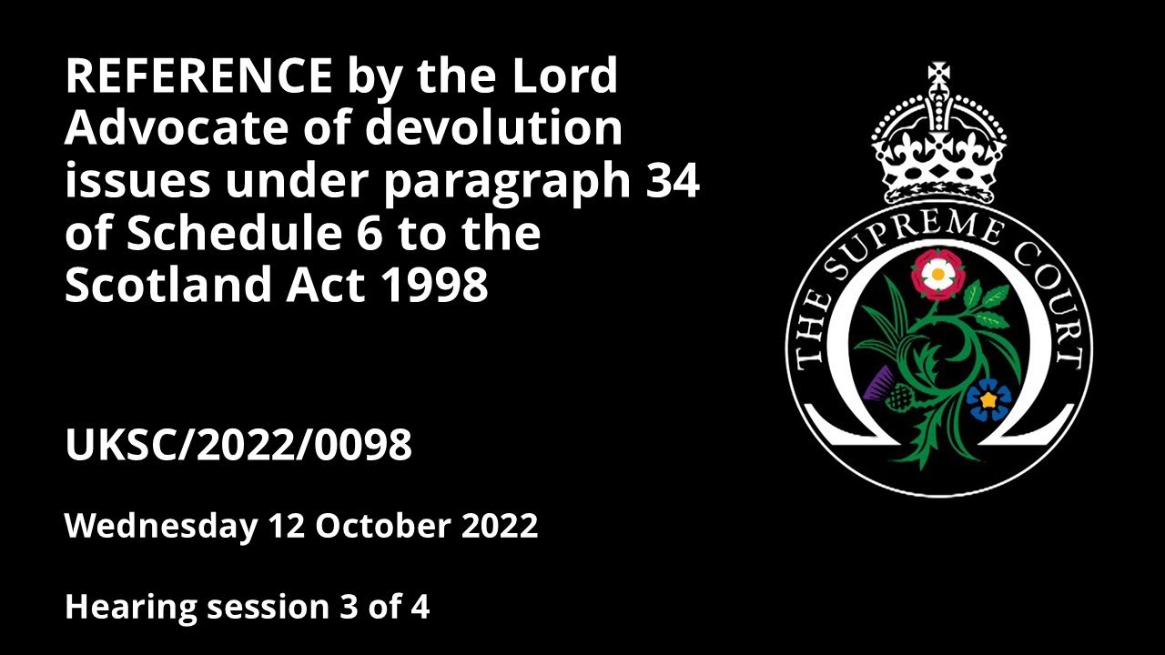 REFERENCE by the Lord Advocate of devolution issues under para 34 of ...