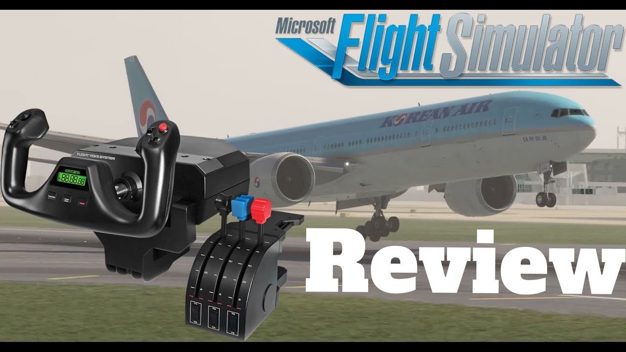 Logitech Flight Yoke System Review - Microsoft Flight Simulator 2020 ...