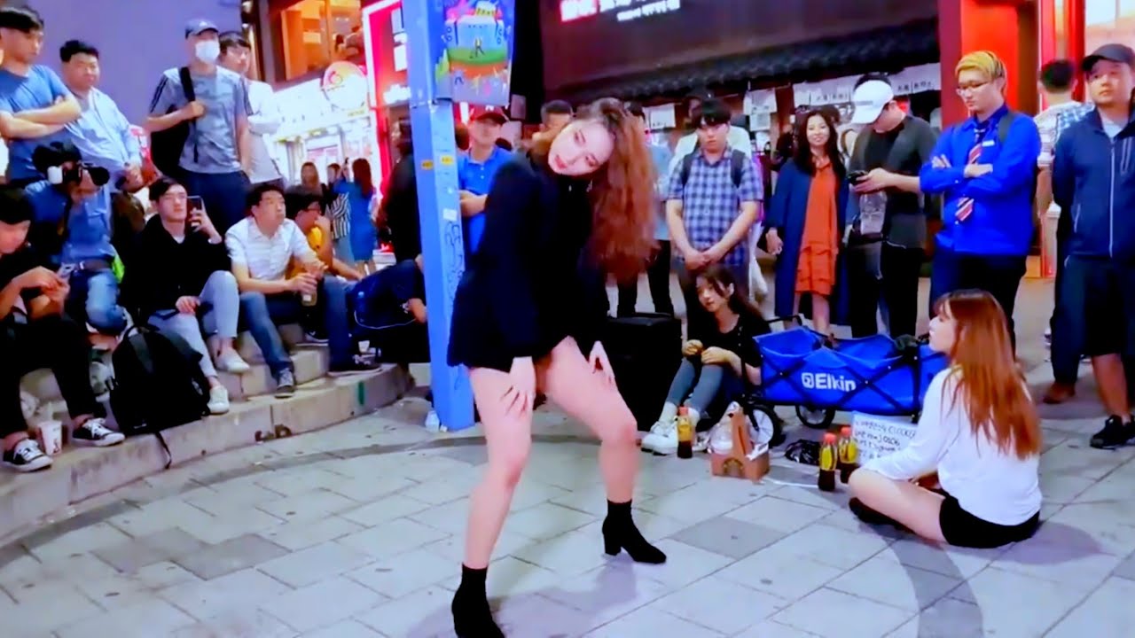 CLOCK, JEONGIN. IMAGINATIVE 😄 WHAT COVER 🤗 HONGDAE STREET. - YouTube