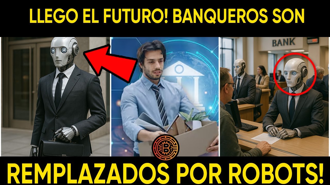 LLEGO EL FUTURO! BANQUEROS SON REMPLAZADOS POR ROBOTS!🤖 - YouTube