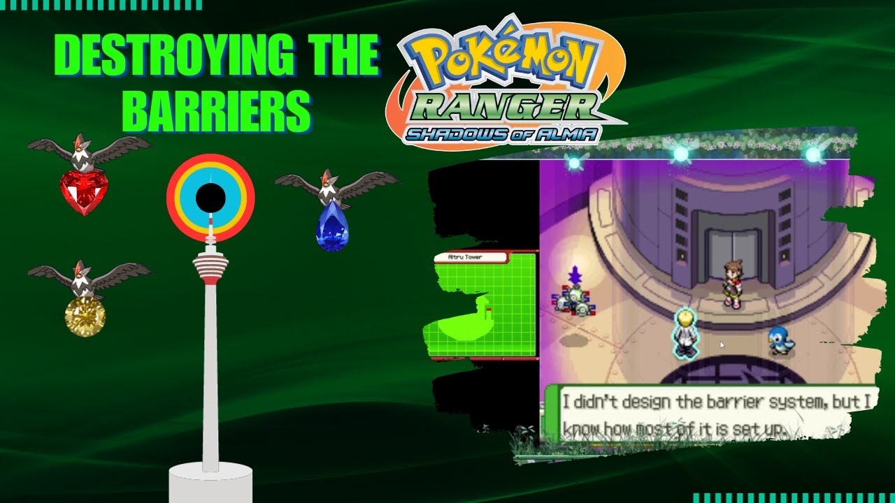 Pokemon Ranger Shadows of Almia; 30: Destroying the Barriers! - YouTube