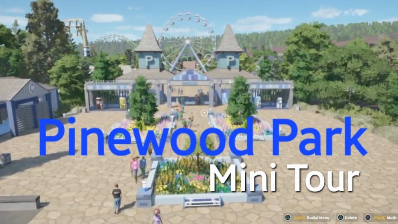 PINEWOOD PARK - Planet Coaster - Mini Park tour and GCI on ride POV ...