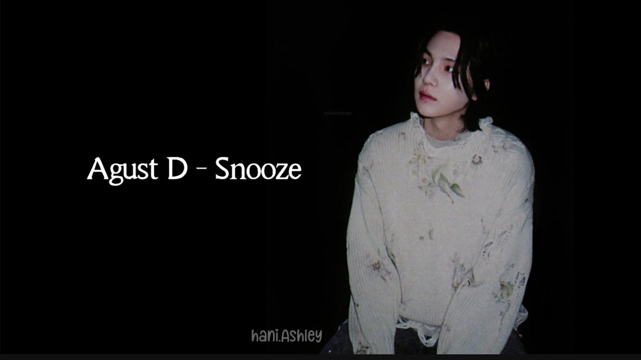 Agust D - Snooze (Traducido a Español - English Lyrics) - YouTube