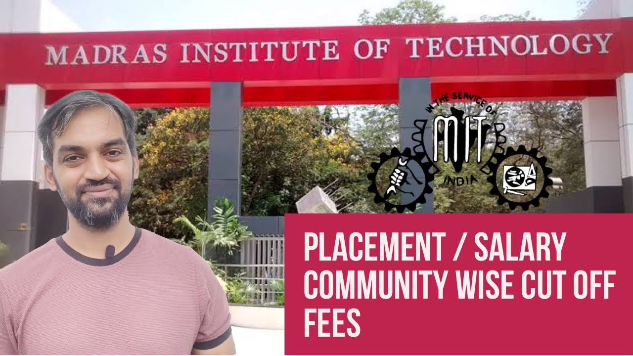 MIT Chennai cut off | Anna University | Madras Institute of Technology ...