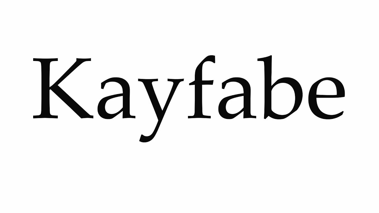 How to Pronounce Kayfabe - YouTube
