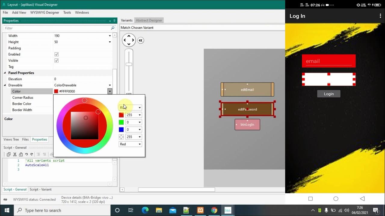 Aplikasi Android sederhana menggunakan Basic4Android + Database Mysql Xampp - YouTube