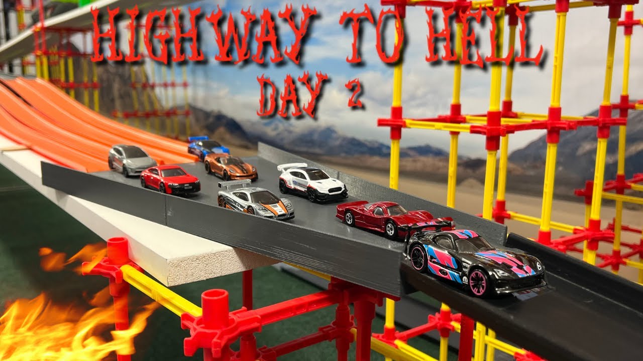 DIECAST CARS RACING | HIGHWAY TO HELL TOURNAMENT| DAY 2 - YouTube