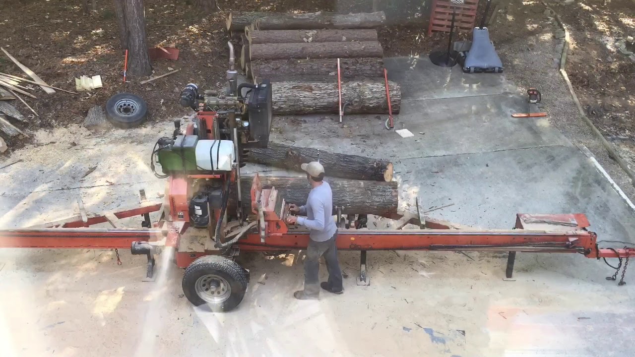 Tree Milling Timelapse - YouTube