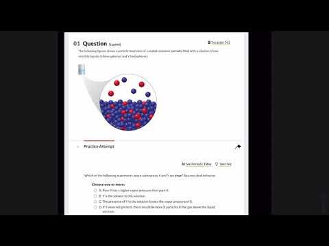 The following figures shows a particle-level view of a sealed container partially filled with ...