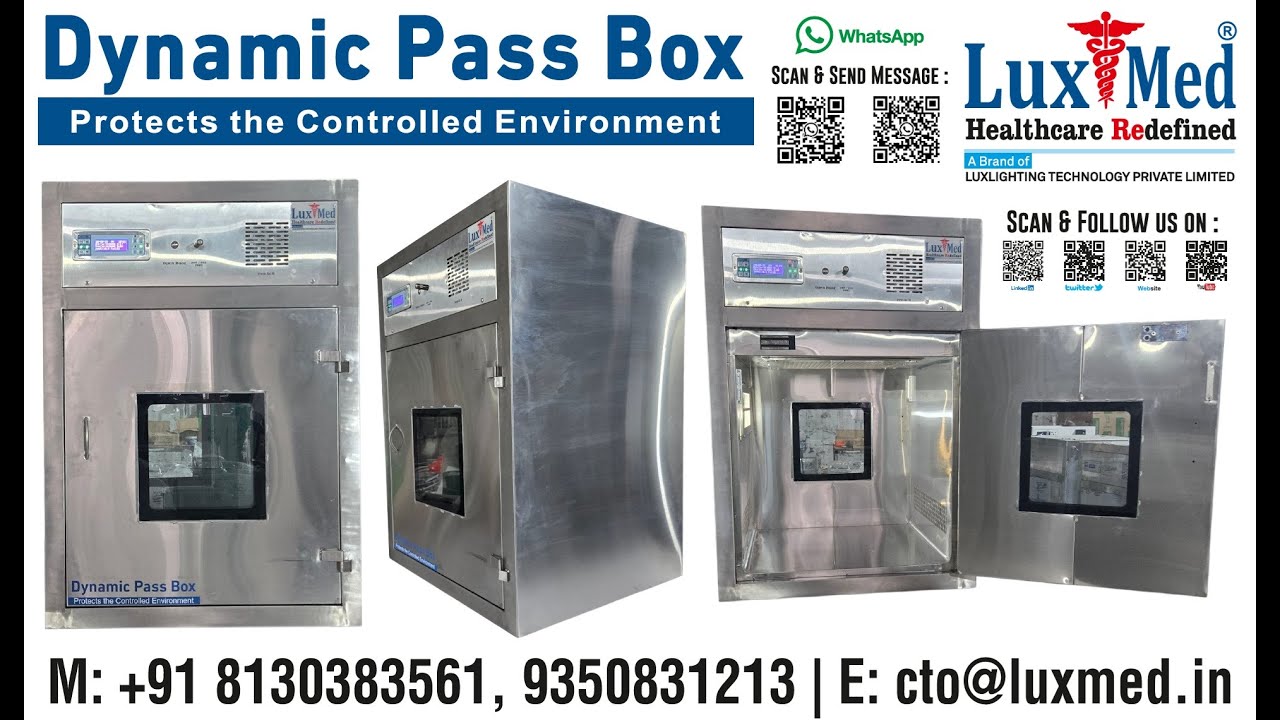 LuxMed® Dynamic Pass Box , Dynamic Passbox, Static Pass Box, Cleanroom ...