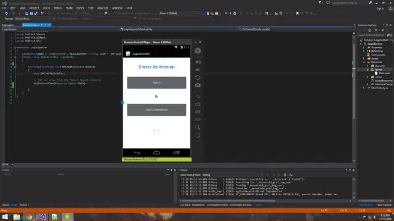 Xamarin Android Layout Tutorial Xamarin Android Tutorial 33 Shared ... Xamarin Android Layout Tutorial Xamarin Android Tutorial 33 Shared ...