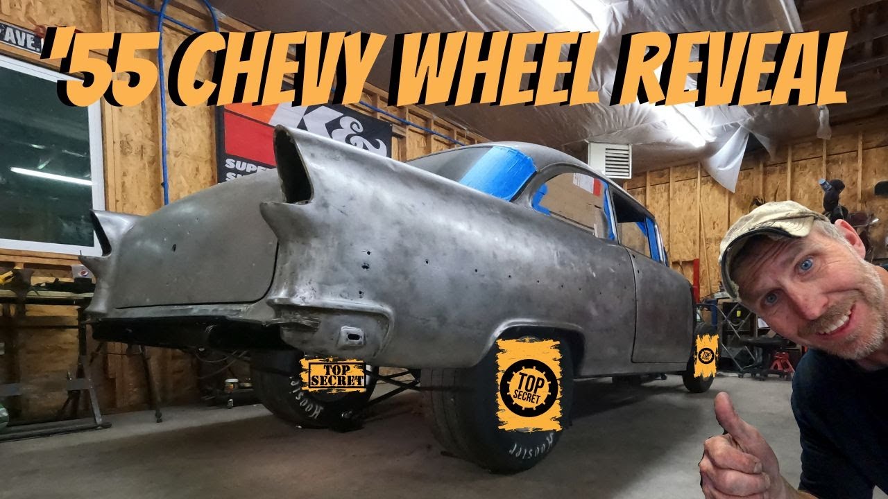 Montana Garage '55 Chevy Wheel Reveal! Plus - Ididit steering column ...