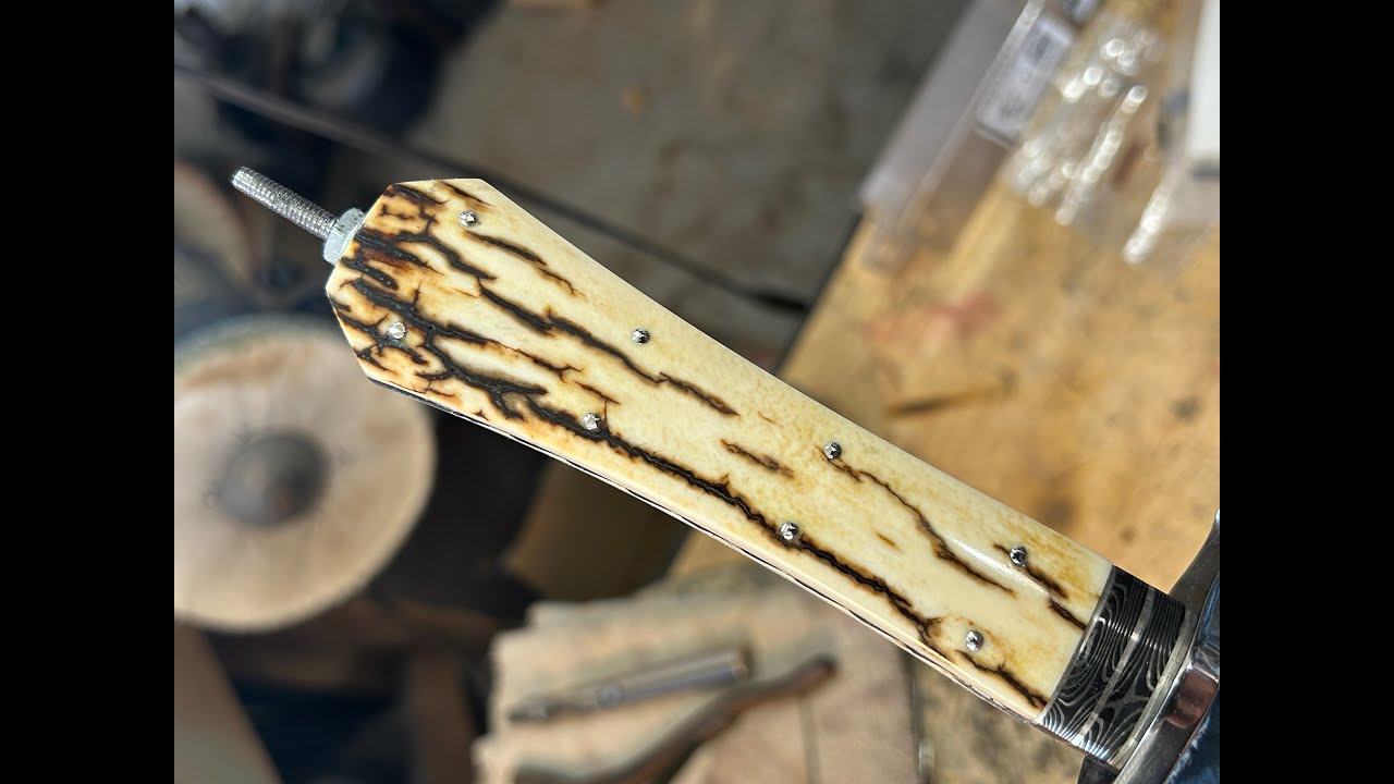 Technique: Pin finishing for knife handles - YouTube