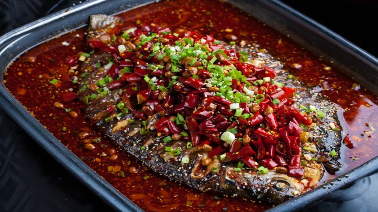 🐟 Shuang Jiao Yu Tou – Spécialité chinoise de poisson épicé ultra ...