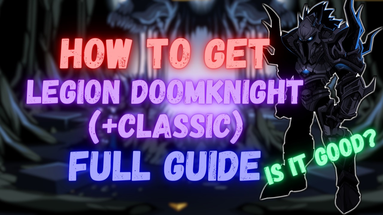 AQW Legion DoomKnight Class Guide #135 - YouTube
