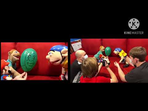 SML Movie: Jeffy’s Anger Management Original VS BTS Side by Side